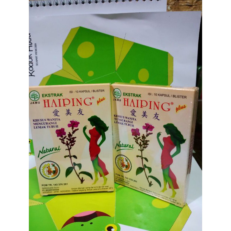 Jual HAIPING KAPSUL-KHUSUS WANITA MENGURANGI LEMAK TUBUH | Shopee Indonesia