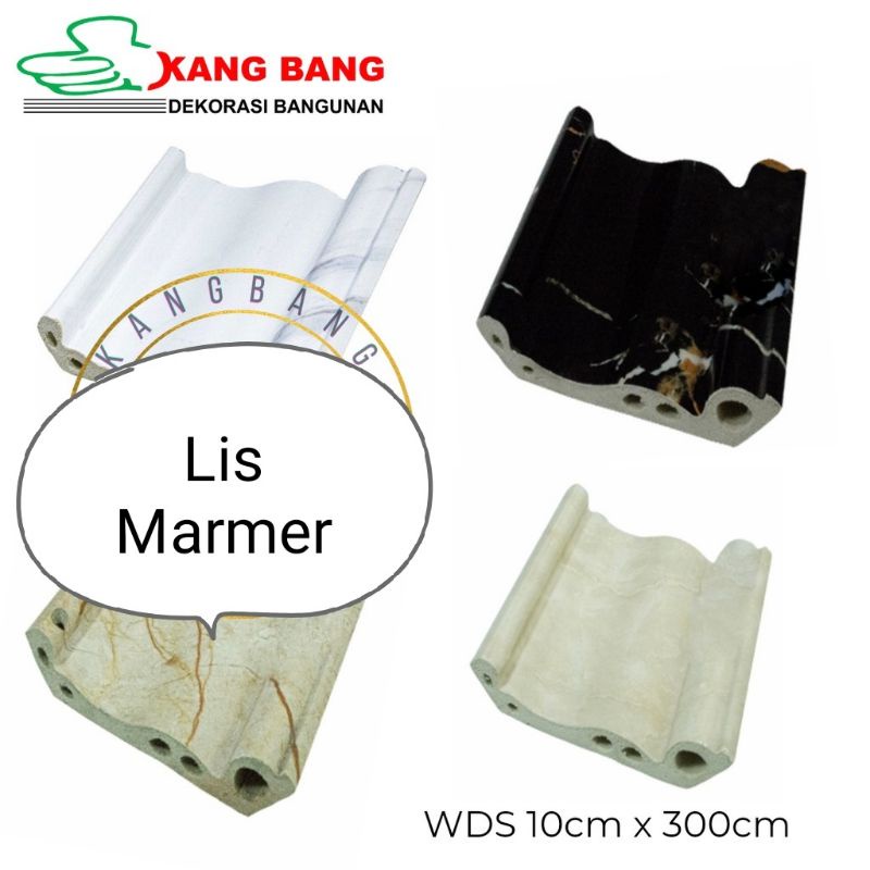 Jual Lis marmer WDS EO pvc / list profil marmer /lis sudut pvc isi 3 ...