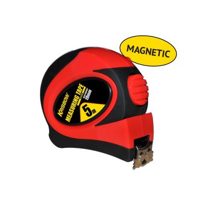 Jual METERAN MAGNET MEASURING TAPE 5M X19MM W MAGNET KRISBOW 10070238 ...
