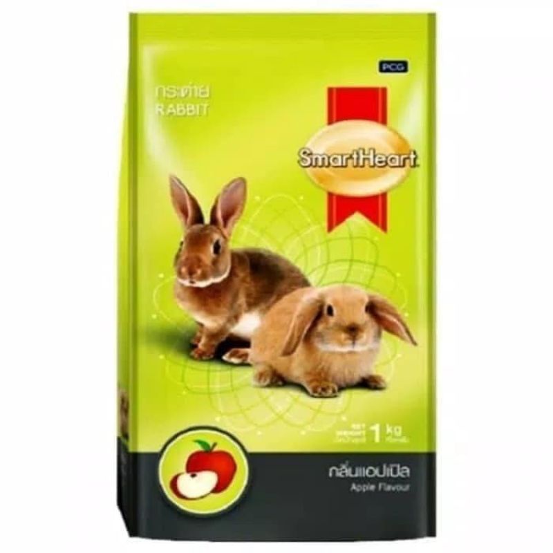 Jual SMARTHEART RABBIT FOOD RASA APPLE 1KG KEMASAN FRESHPACK | Shopee ...