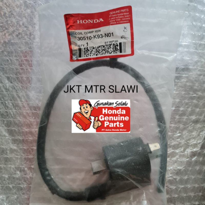 Jual 30510-K93-N01 coil comp ign koil honda scoopy esp scoopy donat ...