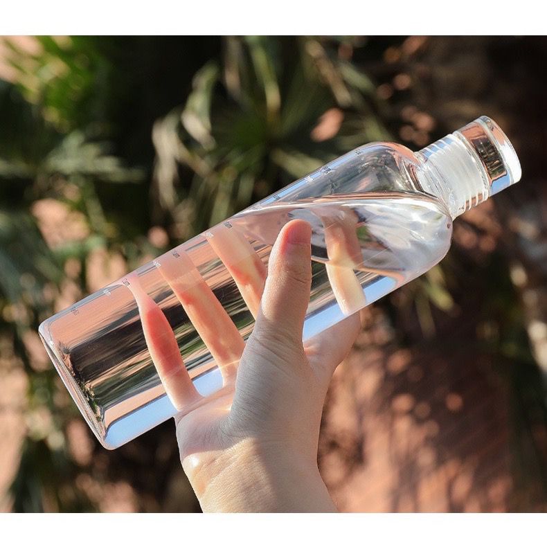 Jual [PSM] Botol Minum Aesthetic Water Bottle Termos Botol Bening ...