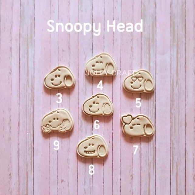 Jual Cookie cutter SNOOPY HEAD 3-9 | Shopee Indonesia