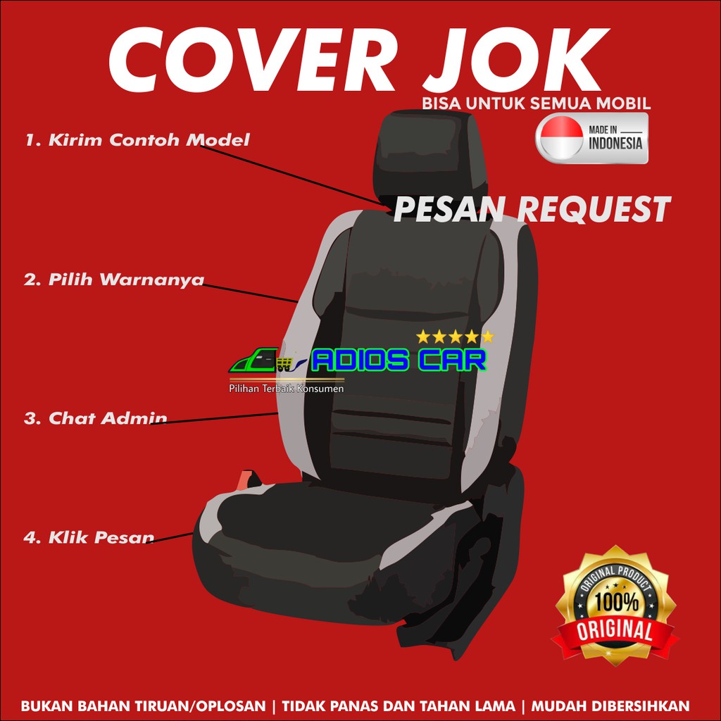 Jual Sarung Jok Mobil Innova Mobilio Rush Sigra Ertiga Honda Brv Crv ...