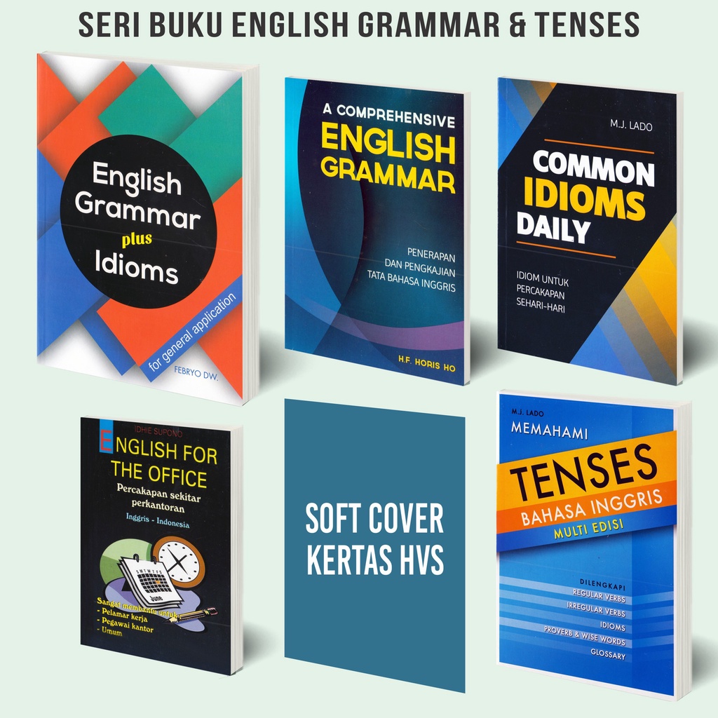 Jual Buku Bahasa Inggris : English Grammar Plus Idioms For General ...