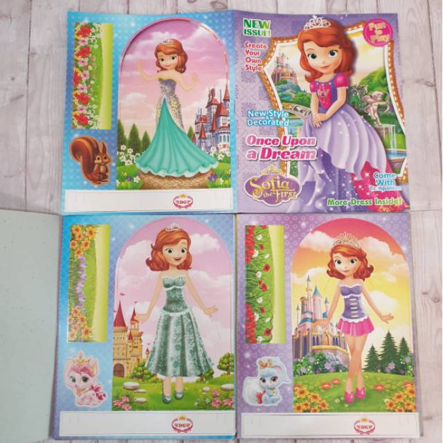 Jual [BISA COD] PAPER DOLL BUKU ISI 4 HALAMAN SIZE 16CM X 19CM HARGA ...