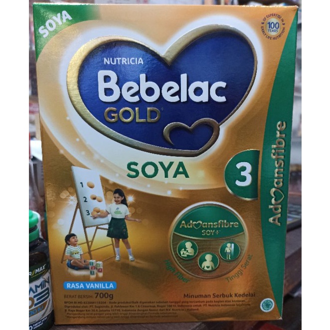 Jual Bebelac Gold Soya 3 700gr vanila | Shopee Indonesia