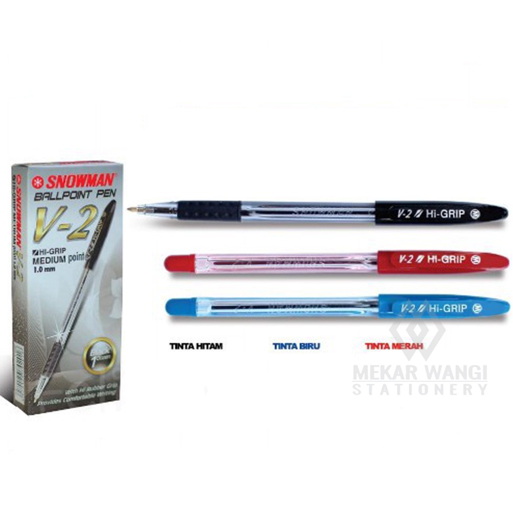 Jual Pulpen V2 Snowman / Ballpoint V2 / pen | Shopee Indonesia