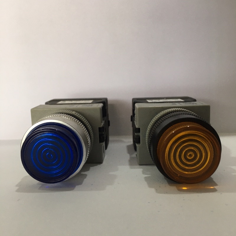Jual IDEC PILOT LAMP 220V BLUE YELLOW BIRU KUNING | Shopee Indonesia