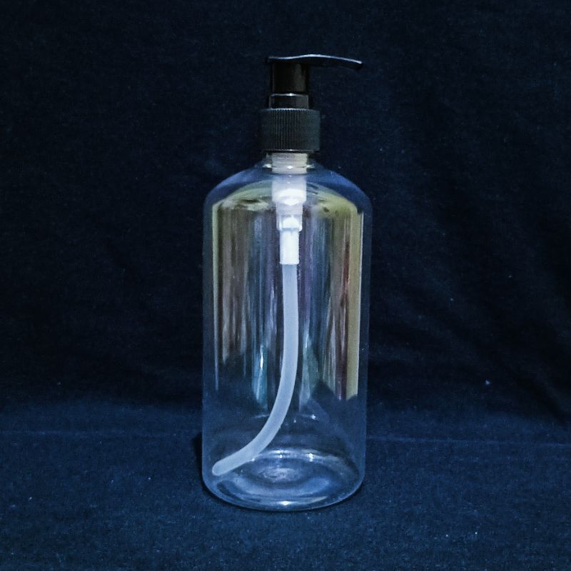 Jual Botol Pump 500ml Clear / Botol 500ml Clear Tutup Pump / Botol ...