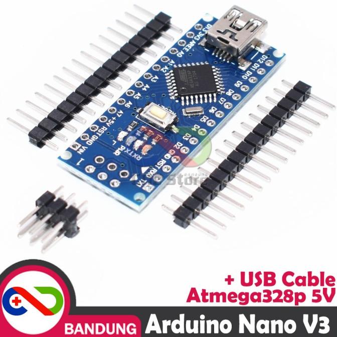 Jual Arduino Nano V3 3.0 Atmega328P Ch340 Ch340G 5V Board + Usb Cable ...