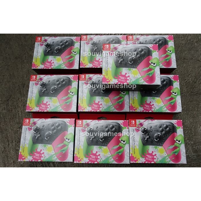 Jual Mi NINTENDO SWITCH PRO CONTROLLER SPLATOON 2 LIMITED EDITION ...