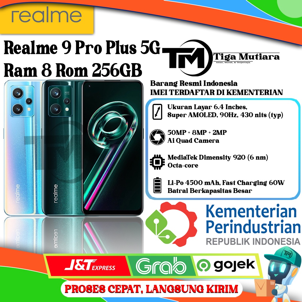 Jual Realme 9 Pro Plus 5G Ram 8 Rom 128 | 256GB | Shopee Indonesia
