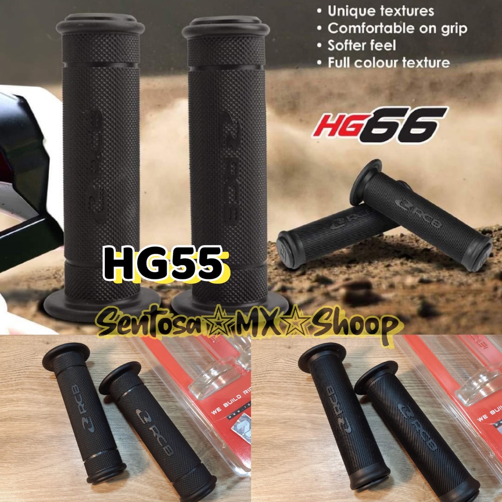 Jual HANDGRIP HAND GRIP / SARUNG STANG RCB HG55 & HG66 WARNA HITAM ...