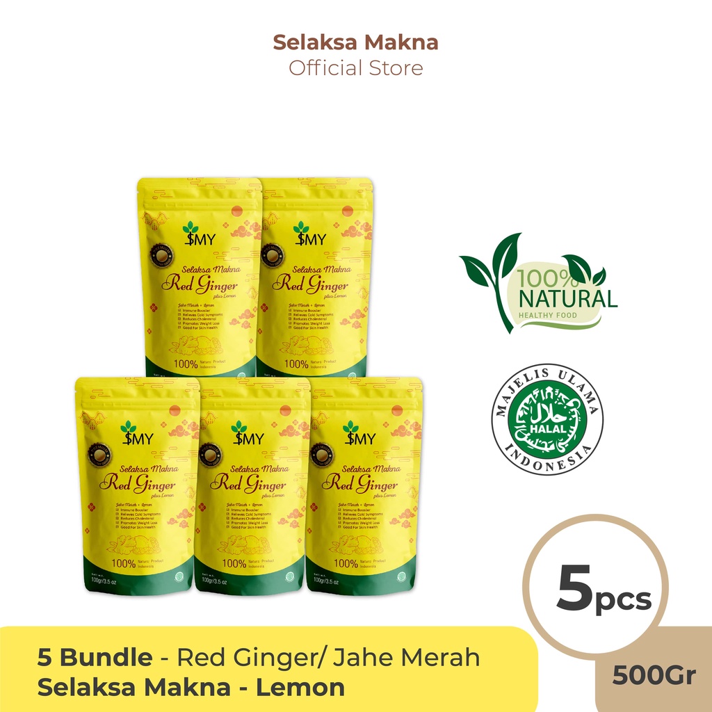 Jual Selaksa Makna Jahe Merah Lemon Paket 5 | Shopee Indonesia