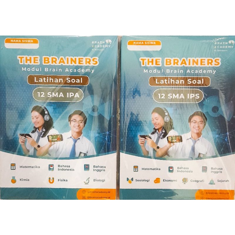Jual MODUL RUANG GURU/BRAIN ACADEMY KELAS 12 IPA & 12 IPS | Shopee Indonesia