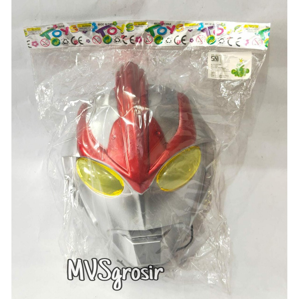 Jual MVSGROSIR TOPENG HERO ATTACK RED ULTRAMAN PR11891 MASK COSPLAY ...