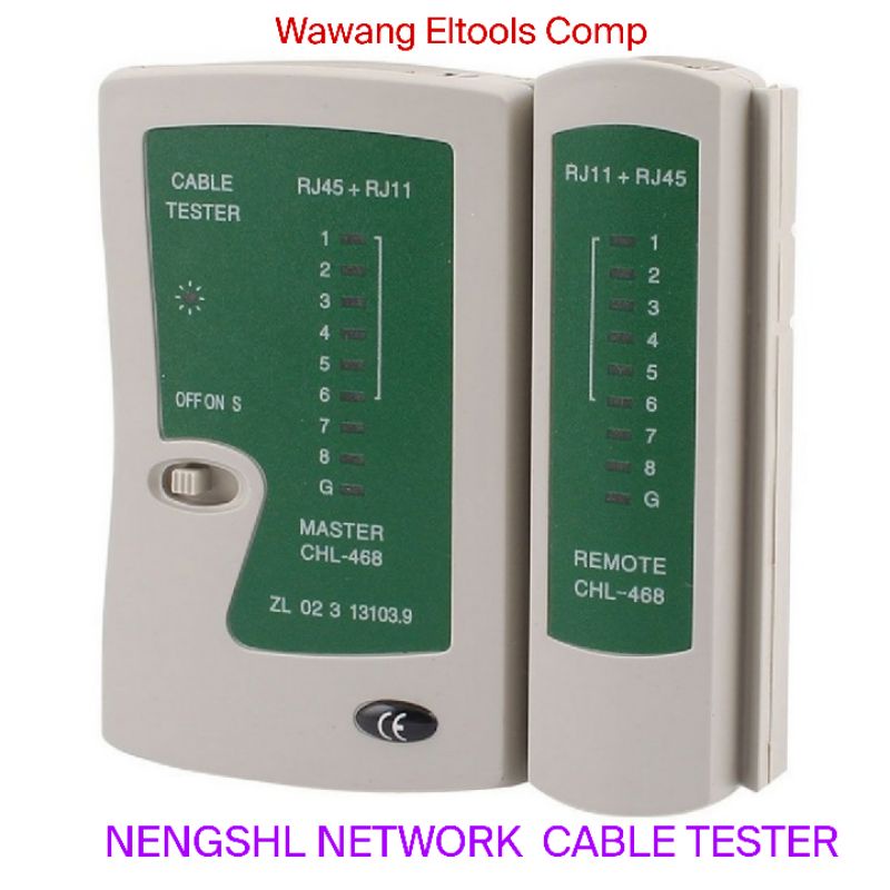 Jual NETWORK CABLE TESTER/LAN KABEL TESTER JARINGAN RJ45/RJ11 NENGSHL ...