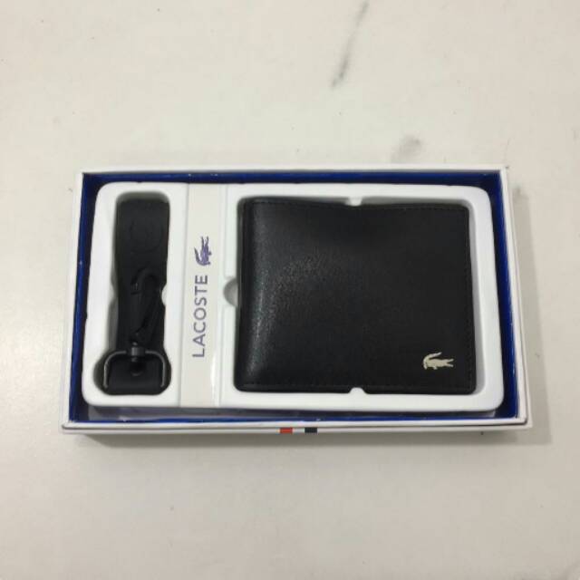 Jual Lacoste Men Fitzgerald Wallet Set dompet original authentic asli ...