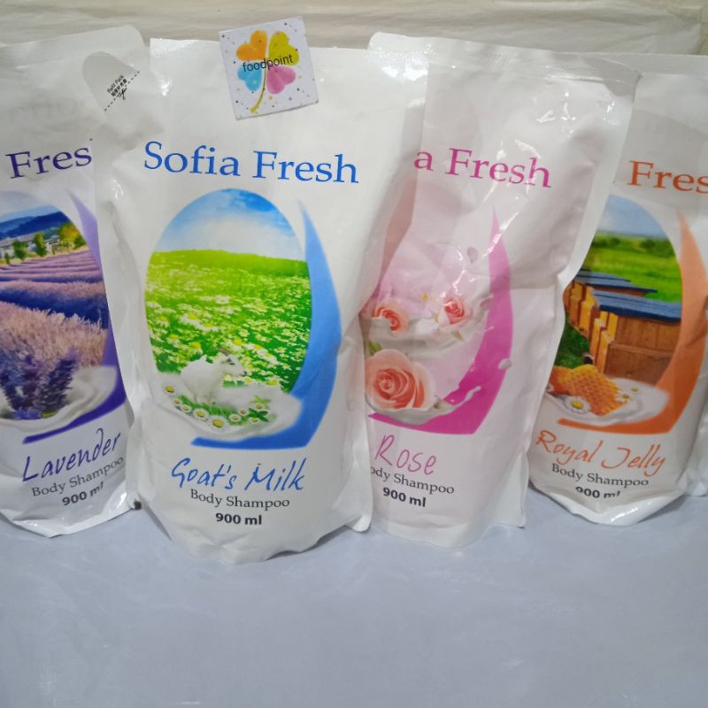 Jual NON FOOD - Sofia x2 Fresh 900ml Body Shampoo Refill Pouch | Shopee ...
