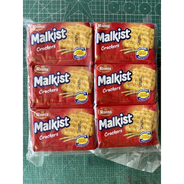 Jual Malkist ROMA CRACKERS 105 GR / PAK / 6 Pcs | Shopee Indonesia