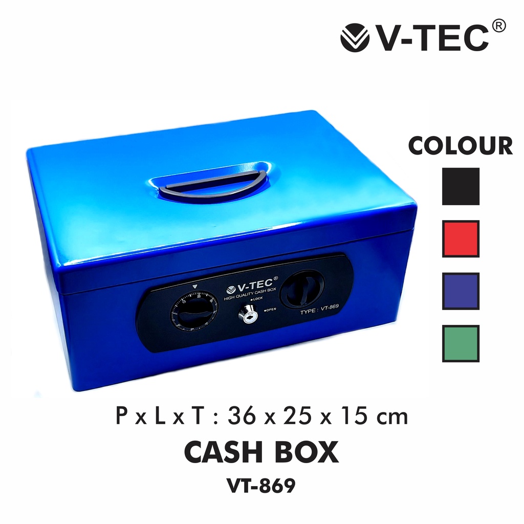 Jual V-TEC CASH BOX VT-869 | Shopee Indonesia