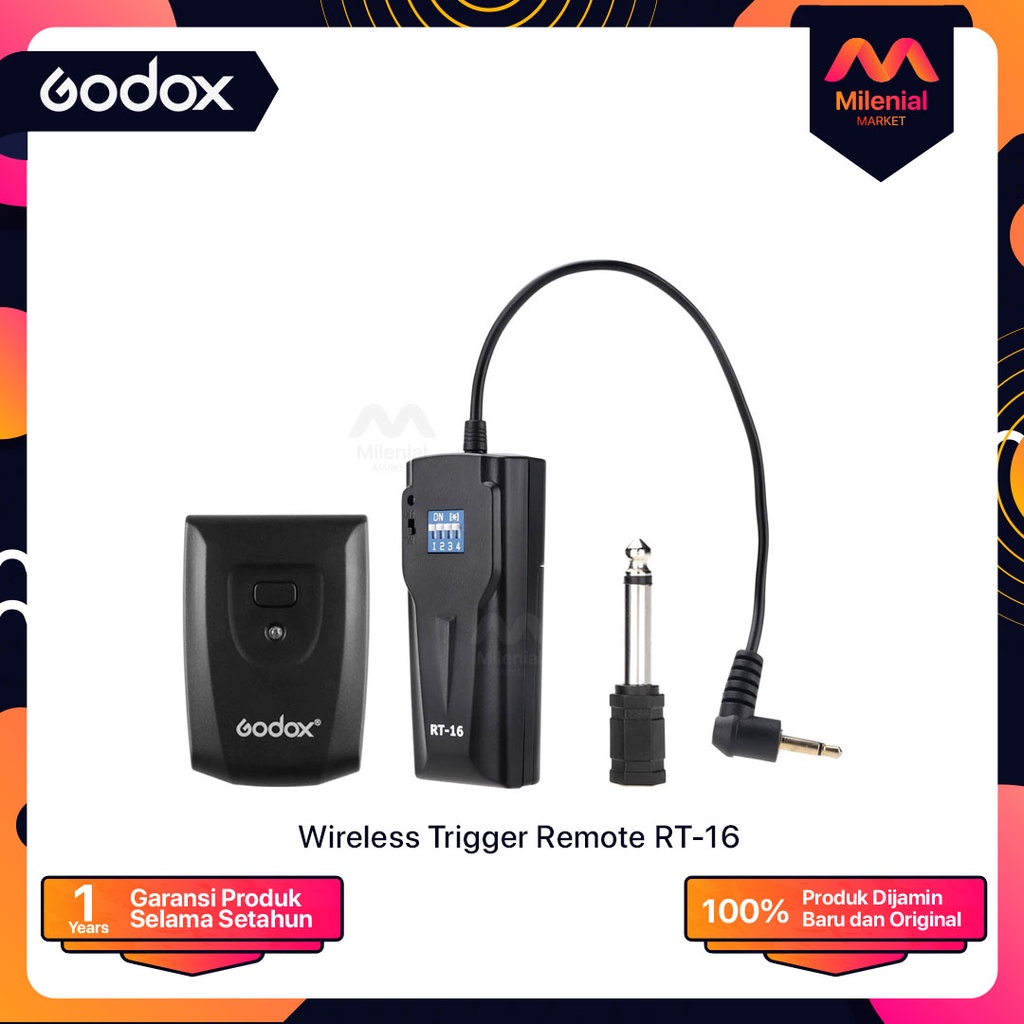 Jual Godox RT-16 16-Channel Wireless Studio Flash Trigger Radio RT16 ...