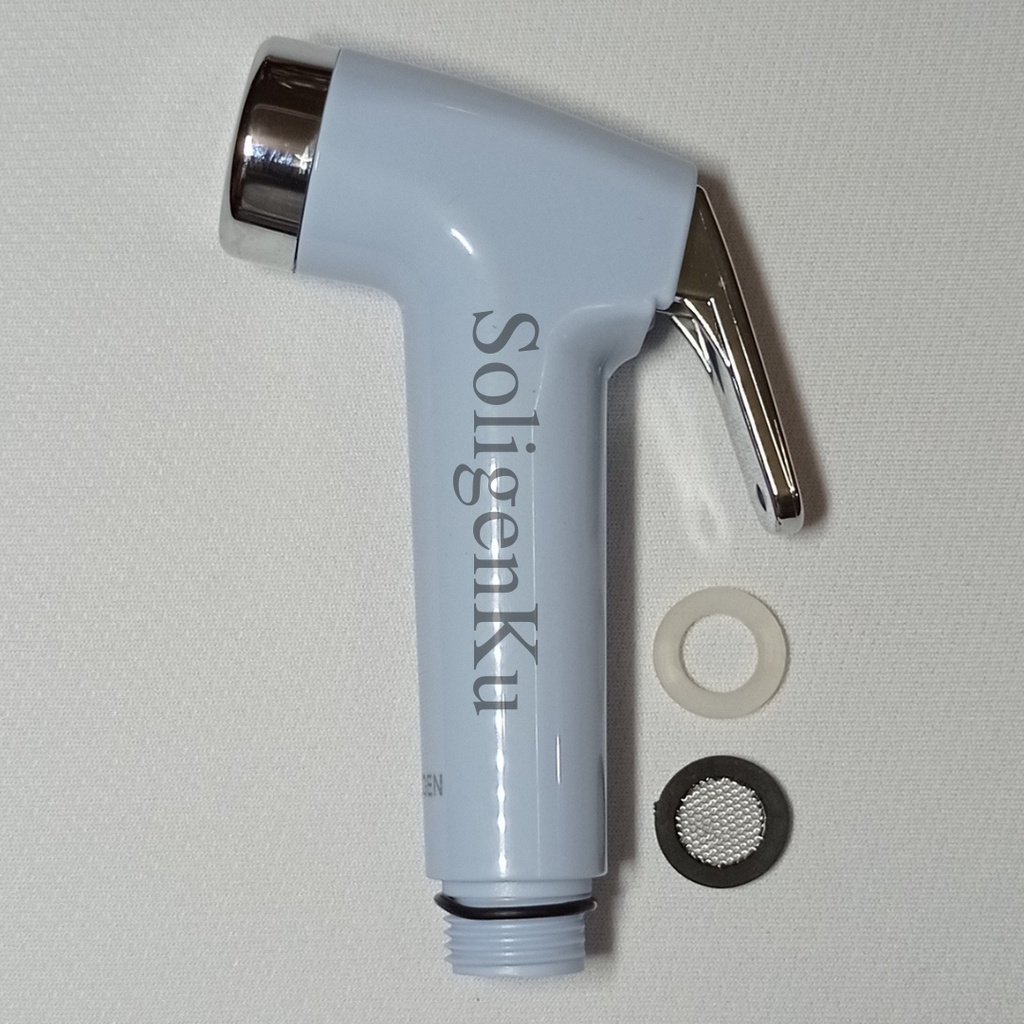 Jual Kepala Jet Shower Kloset Toilet Closet Cebok WC Semprotan Duduk Kamar Mandi SOLIGEN Putih ...