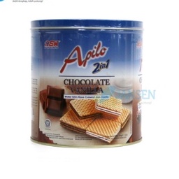 Jual Apilo Wafer 2in1 / Apilo Wafer 2in1 Chocolate Vanilla 325gr ...