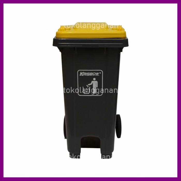 Jual Krisbow 240 Ltr Tempat Sampah Plastik - Abu-Abu | Shopee Indonesia