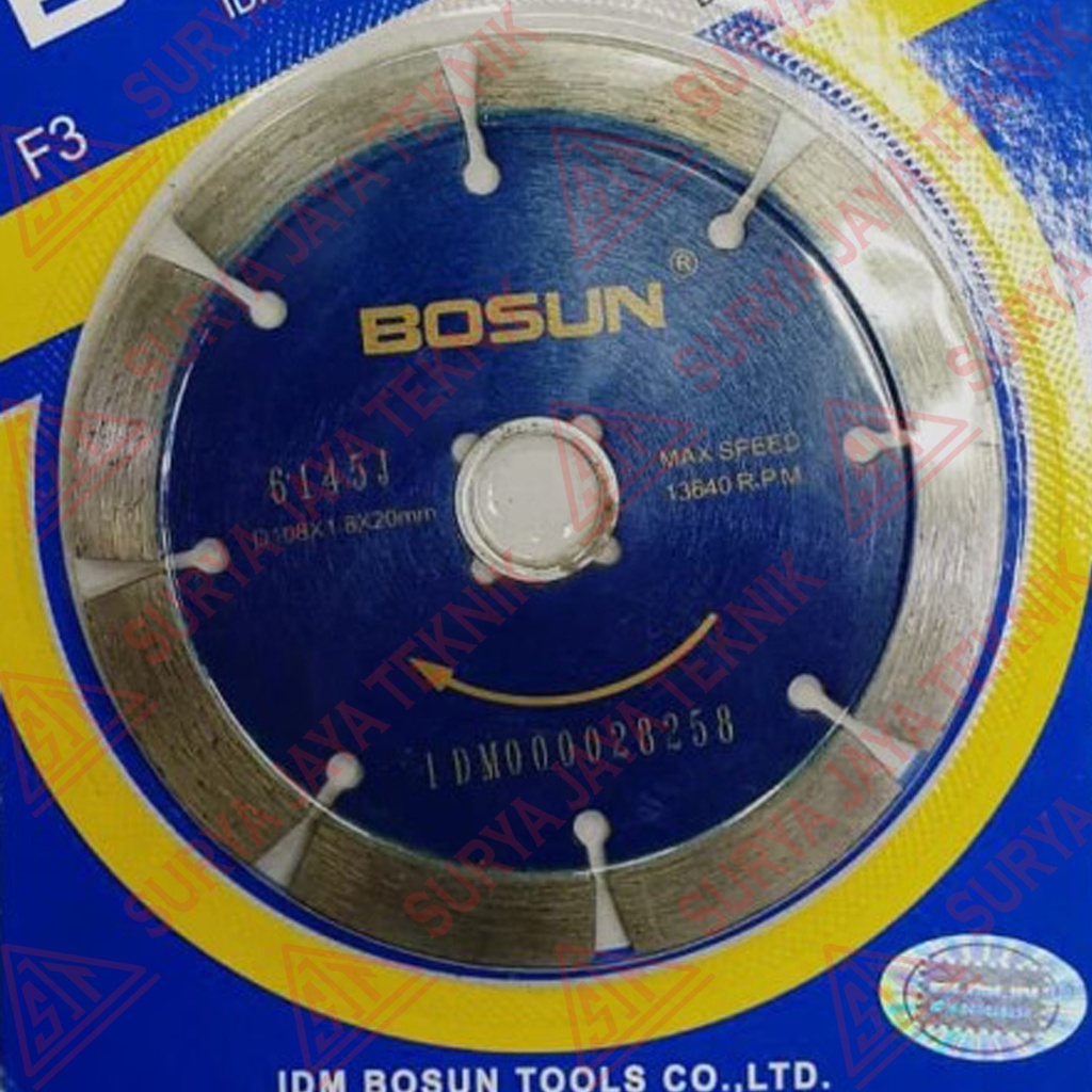 Jual BOSUN Mata Potong F3 Blue Keramik 4 Inch / Diamond Wheel | Shopee ...