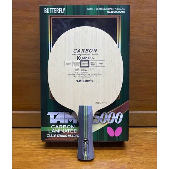 Jual KAYU TENIS MEJA BUTTERFLY KUMPURU CARBON ORIGINAL | Shopee Indonesia