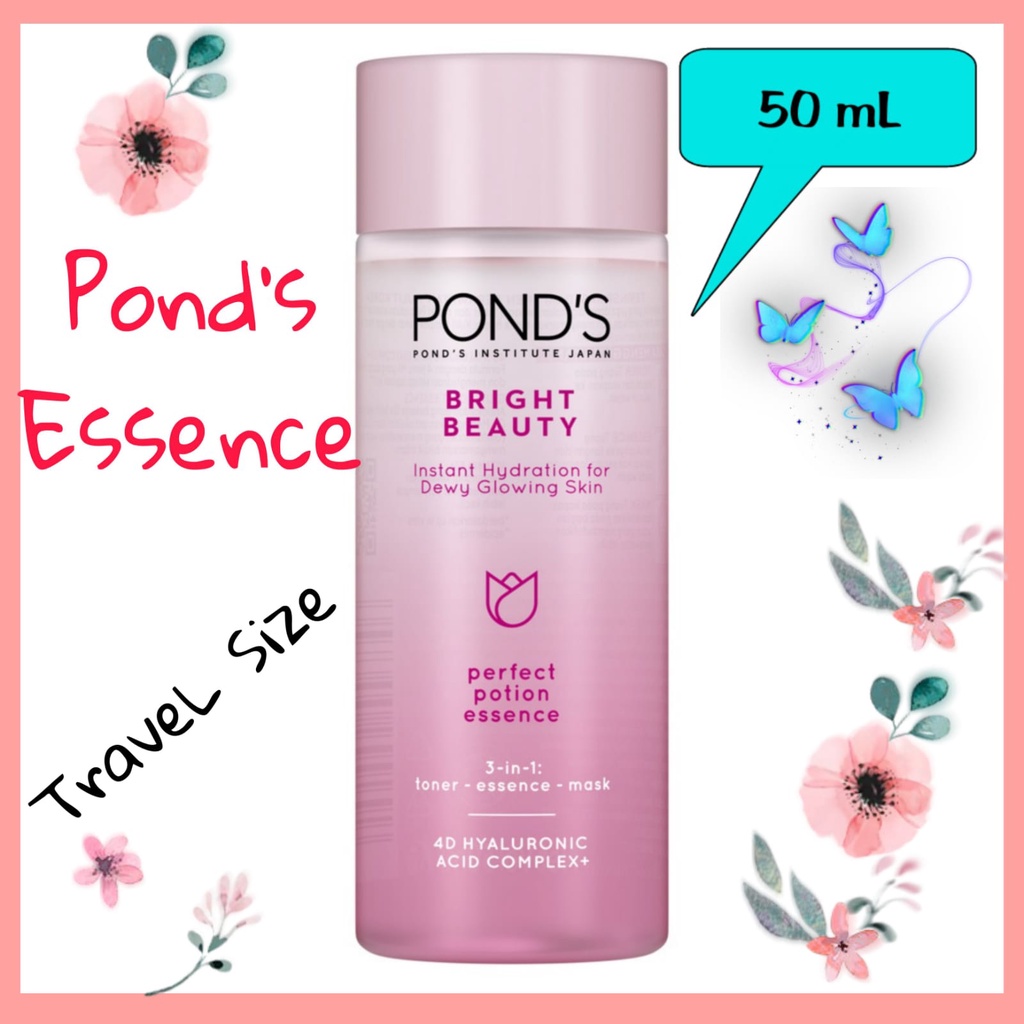 Jual Essence + Toner PONDS 3 in1 Perfect Potion Bright Beauty ...