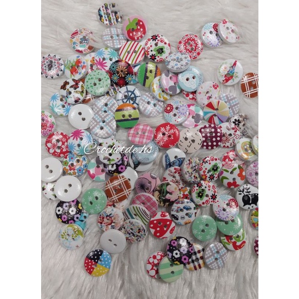 Jual kancing kayu bulat 1 lusin (12pcs) | Shopee Indonesia