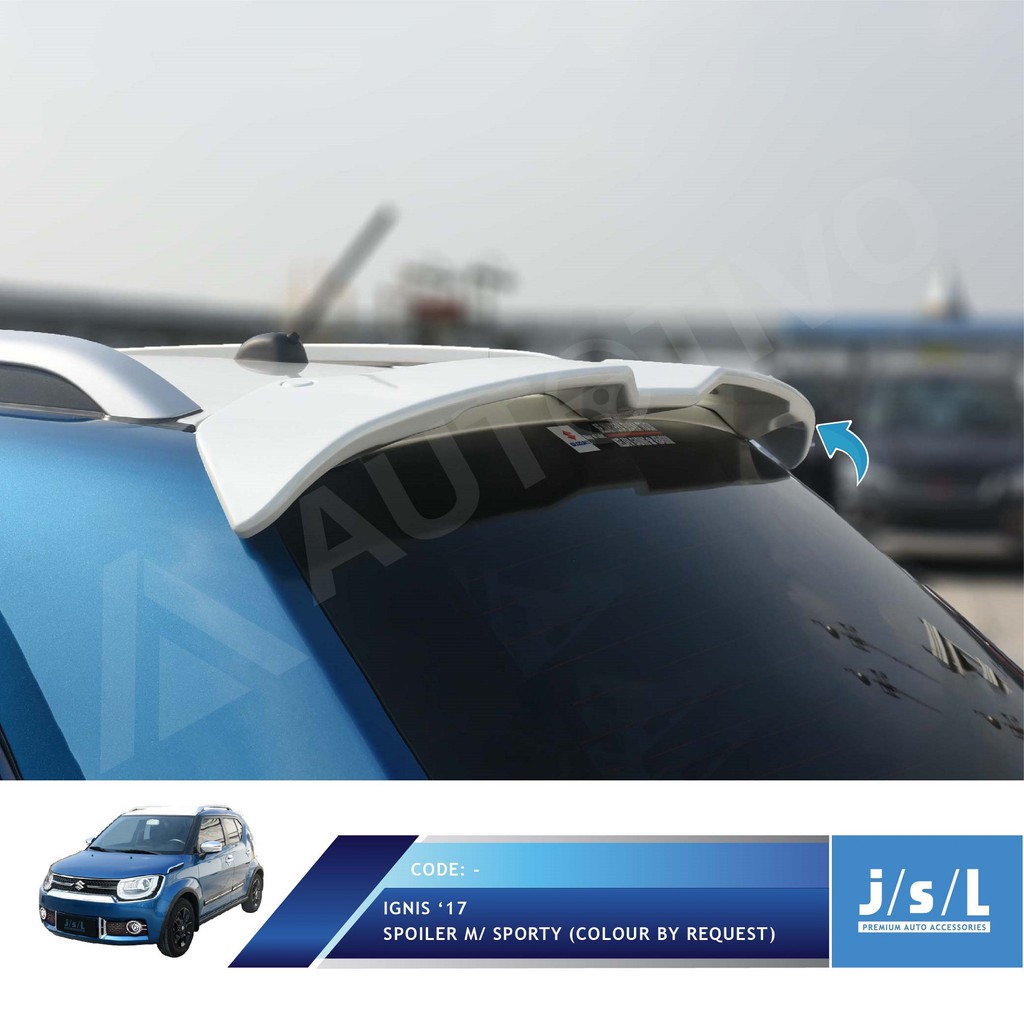 Jual Suzuki Ignis Spoiler JSL Warna Custom / Spoiler m/Sporty | Shopee ...