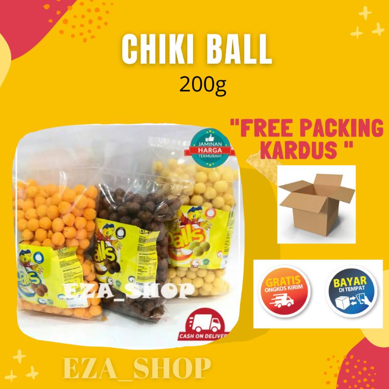 Jual [TERMURAH] CHIKI BALLS 170g /SNACK KILOAN /CEMILAN KILOAN /JAJAN ...