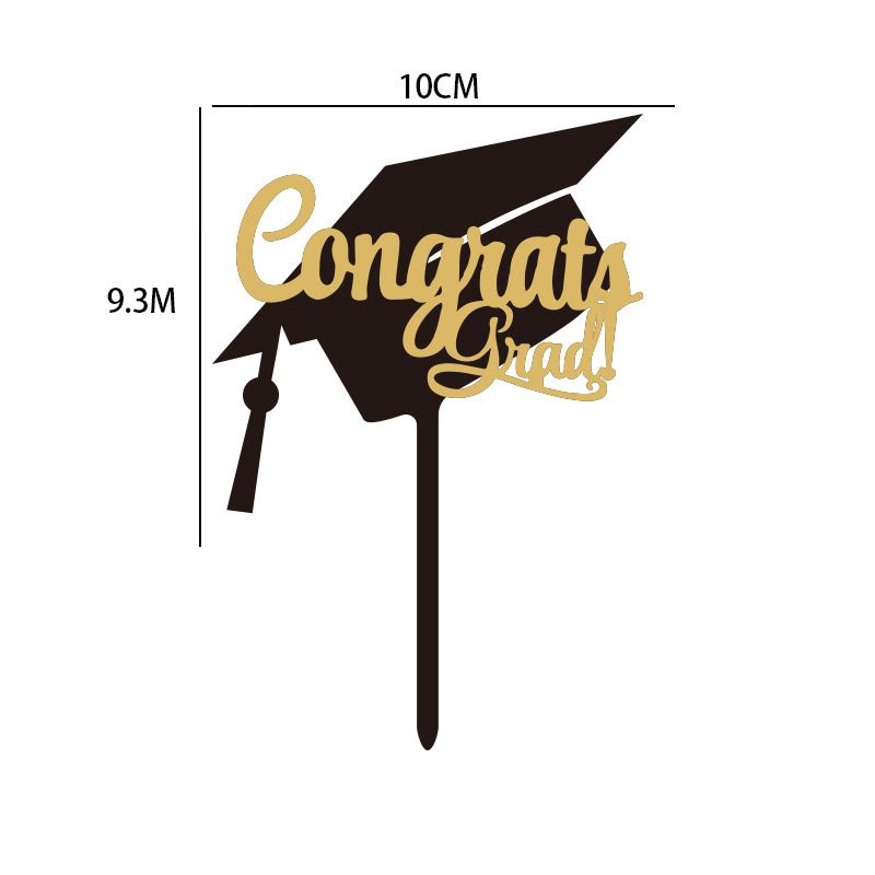 Jual Cake Topper Happy Graduation Selamat Wisuda Kelulusan | Shopee ...