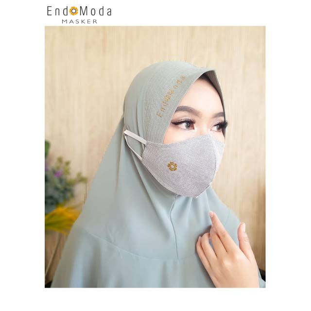Jual Masker Kain Wanita Dewasa Endomoda Best Seller | Shopee Indonesia