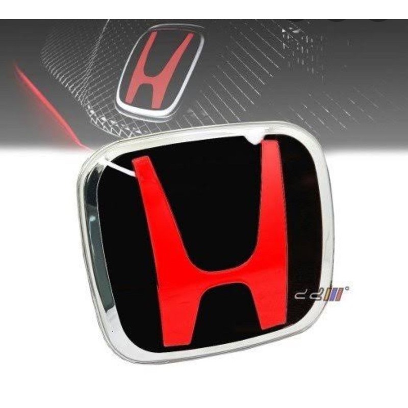 Jual Emblem red black Honda Brio Mobilio CRV Freed HRV City BRV Civic ...