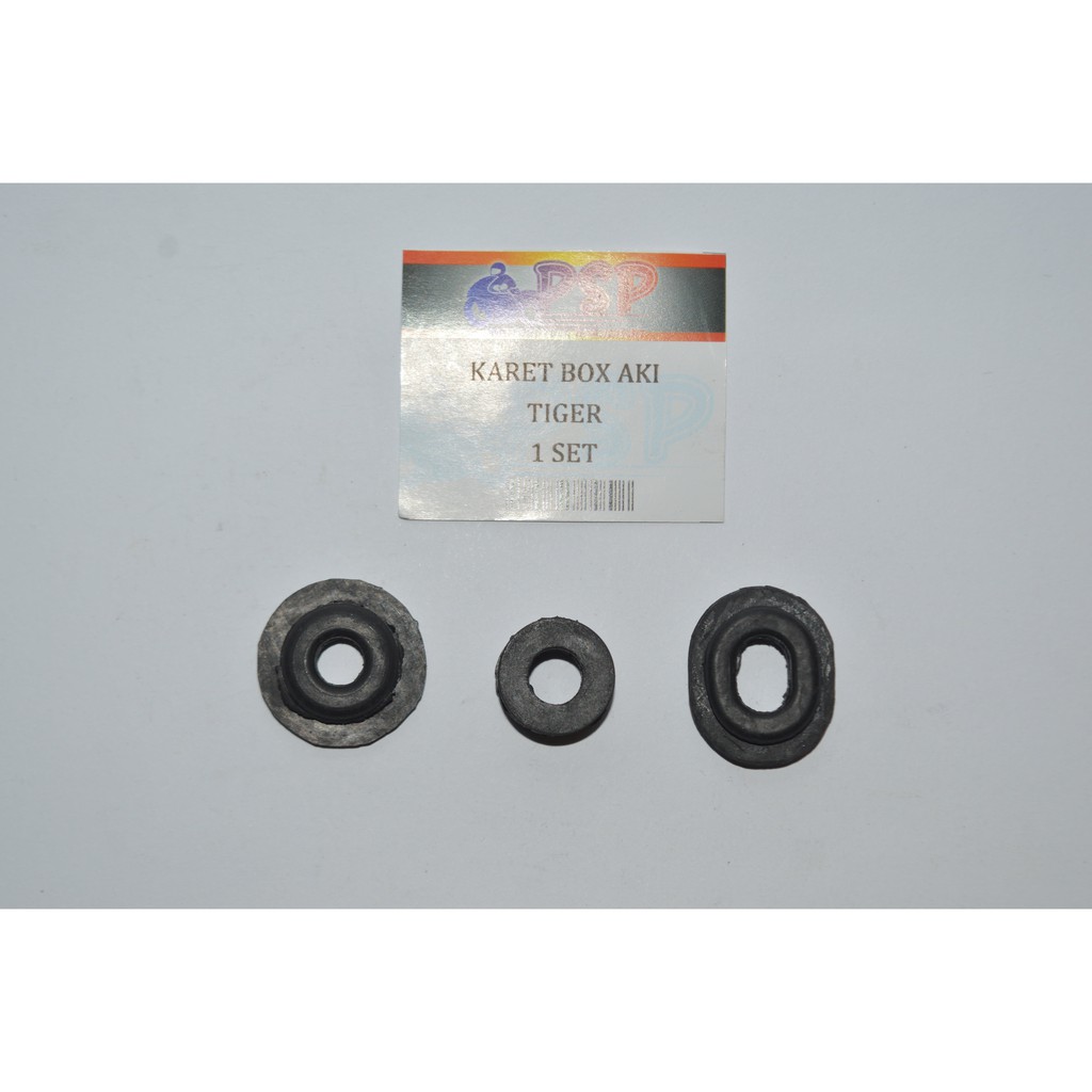 Jual Karet Box Aki TIGER Harga Per set isi 3 - Karet Kempol Dup Aki ...