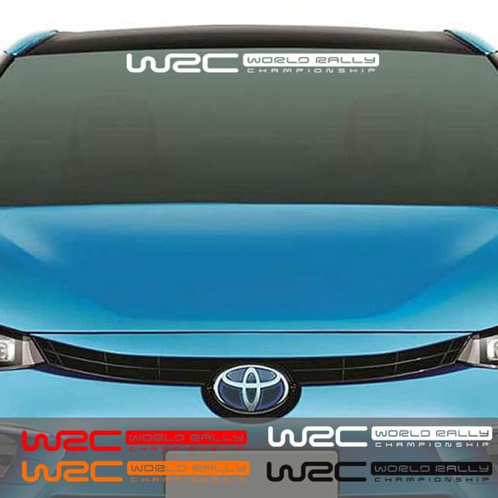 Jual Cutting Sticker Kaca Mobil WRC Stiker Racing | Shopee Indonesia