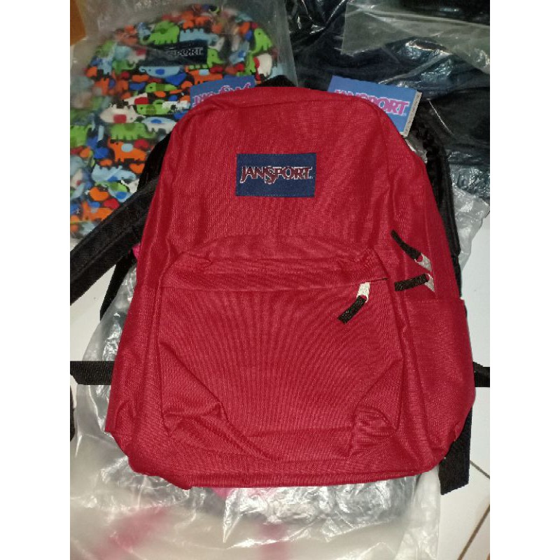 Jual TAS RANSEL JANSPORT 16" MAROON | Shopee Indonesia