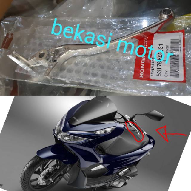 Jual 53178-K04 handle rem belakang handle kiri honda PCX 150 lokal ...
