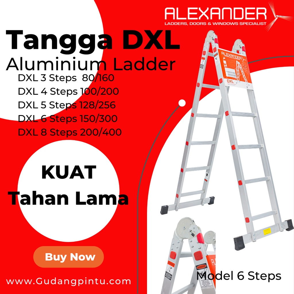 Jual Alexander tangga tipe DXL 5 steps | Shopee Indonesia