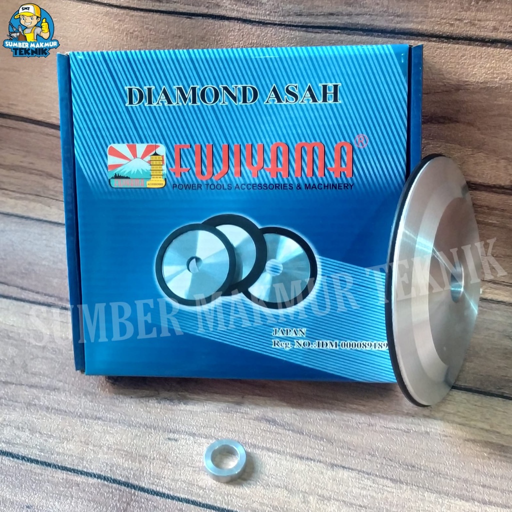 Jual RB1 Diamond Asah 1 Sisi Diamond Grinding Wheel 5 Inch Fujiyama ...
