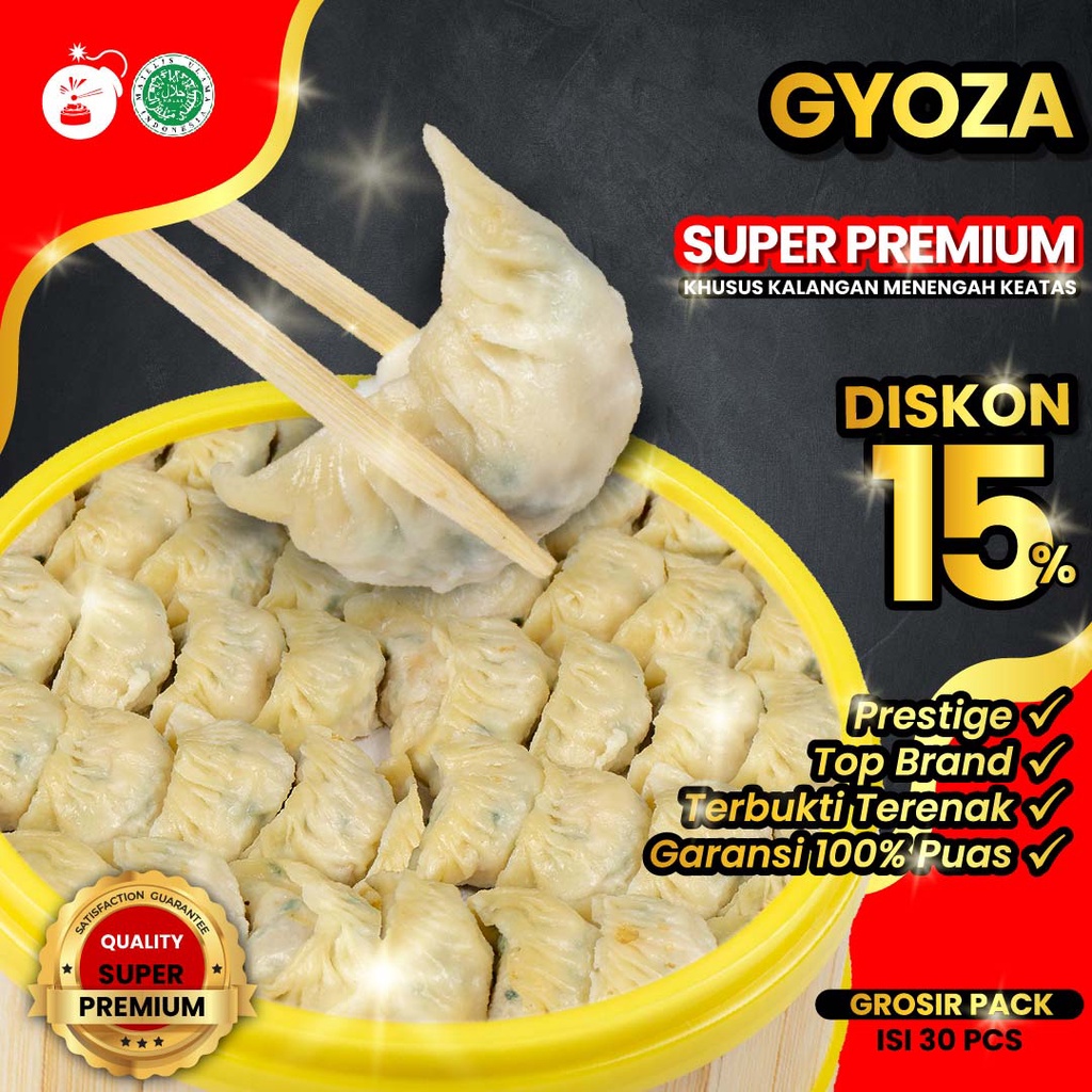 Jual Dimsum Gyoza / Dumpling / Kuotie Isi 40 Pcs - Frozen Food Halal ...