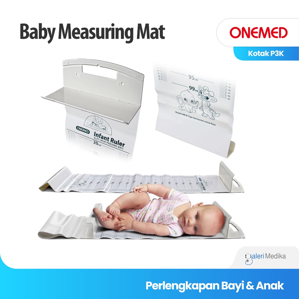 Jual Onemed Infant Ruler Alat Ukur Tinggi Badan Bayi / Onemed Baby ...