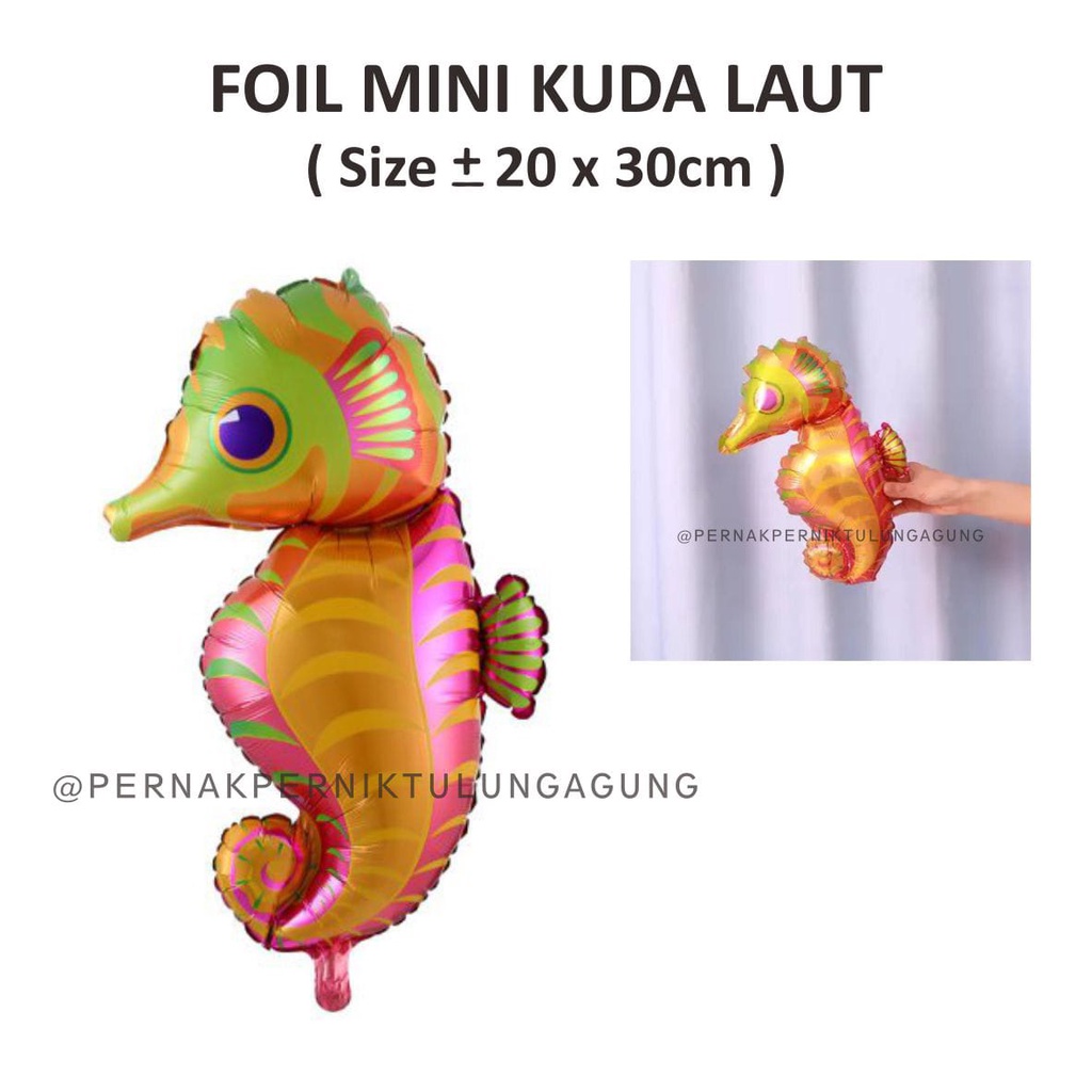 Jual Balon Foil Mini Tema Hewan Laut - Ikan, Cumi, Lobster, Lumba lumba ...