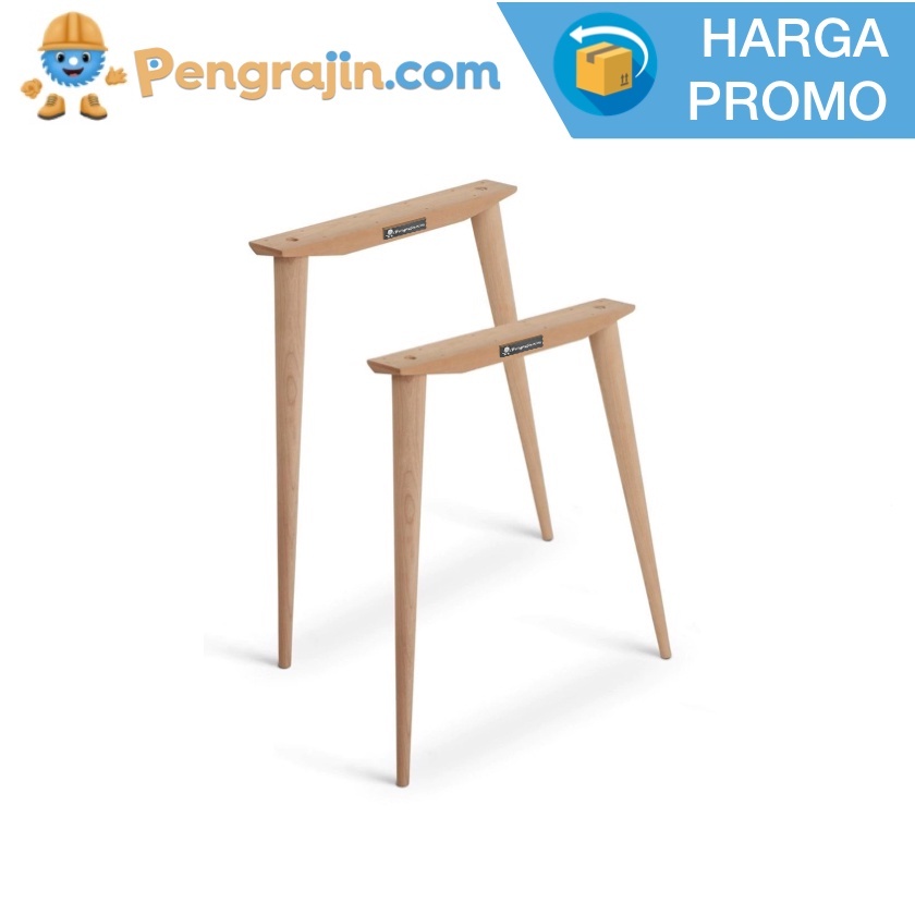 Jual Kaki Meja Kayu / Wooden Table Legs Miring Editions Heavy Duty ...