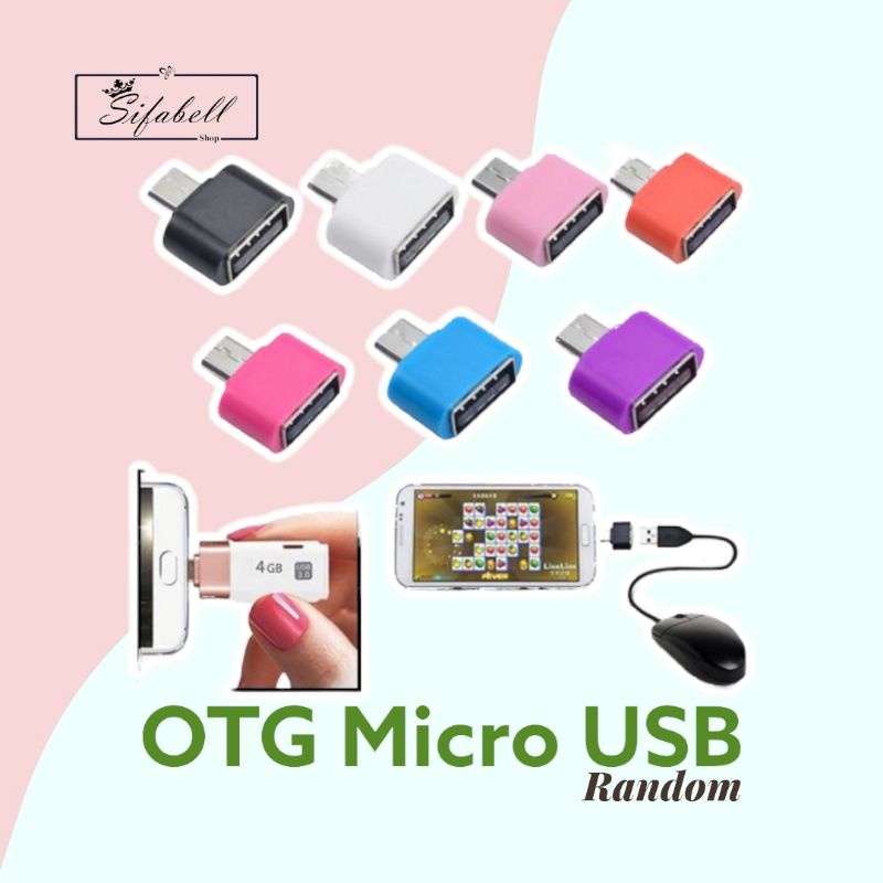 Jual OTG MINI V8 PERSEGI Micro USB Port Konektor USB Female to Micro ...